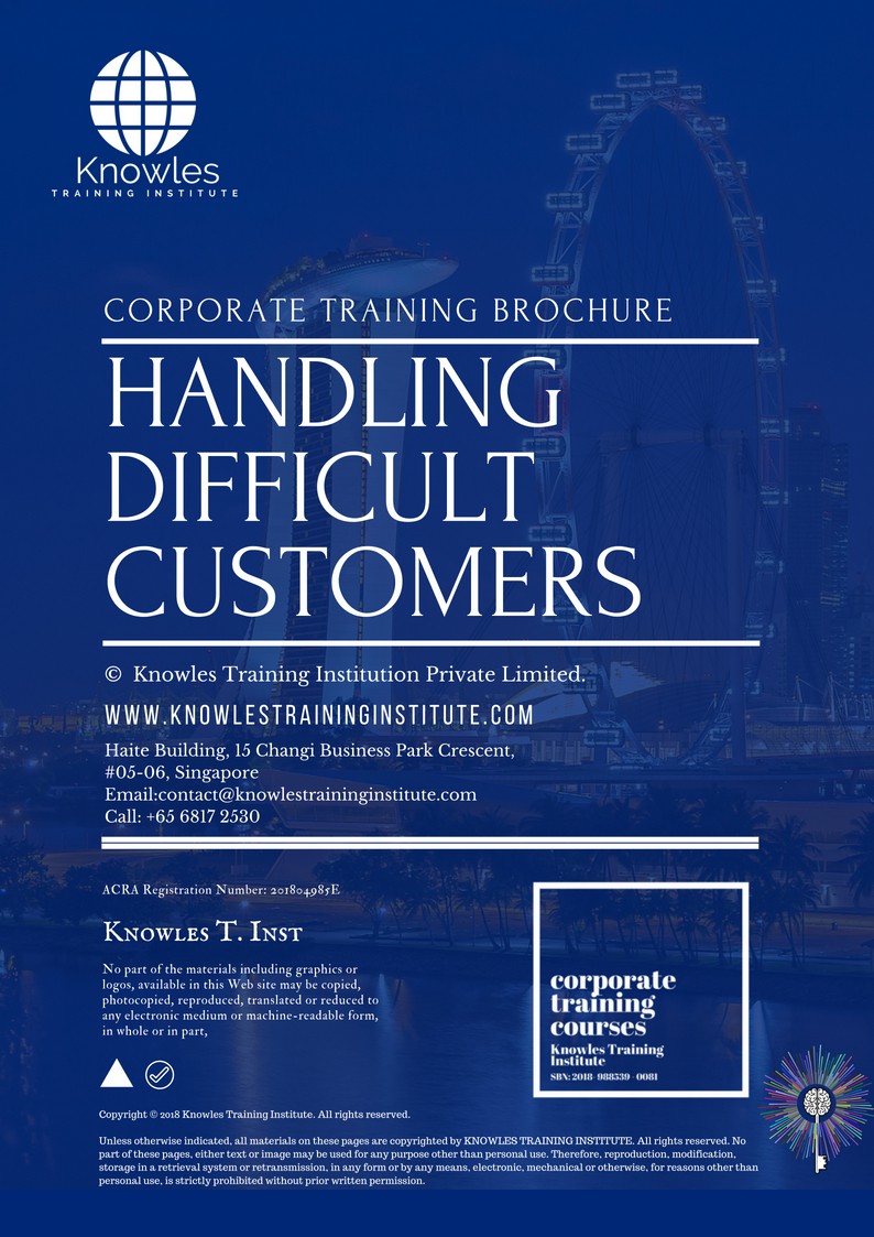 Handling Difficult Customers Course Philippines-Handling Difficult ...